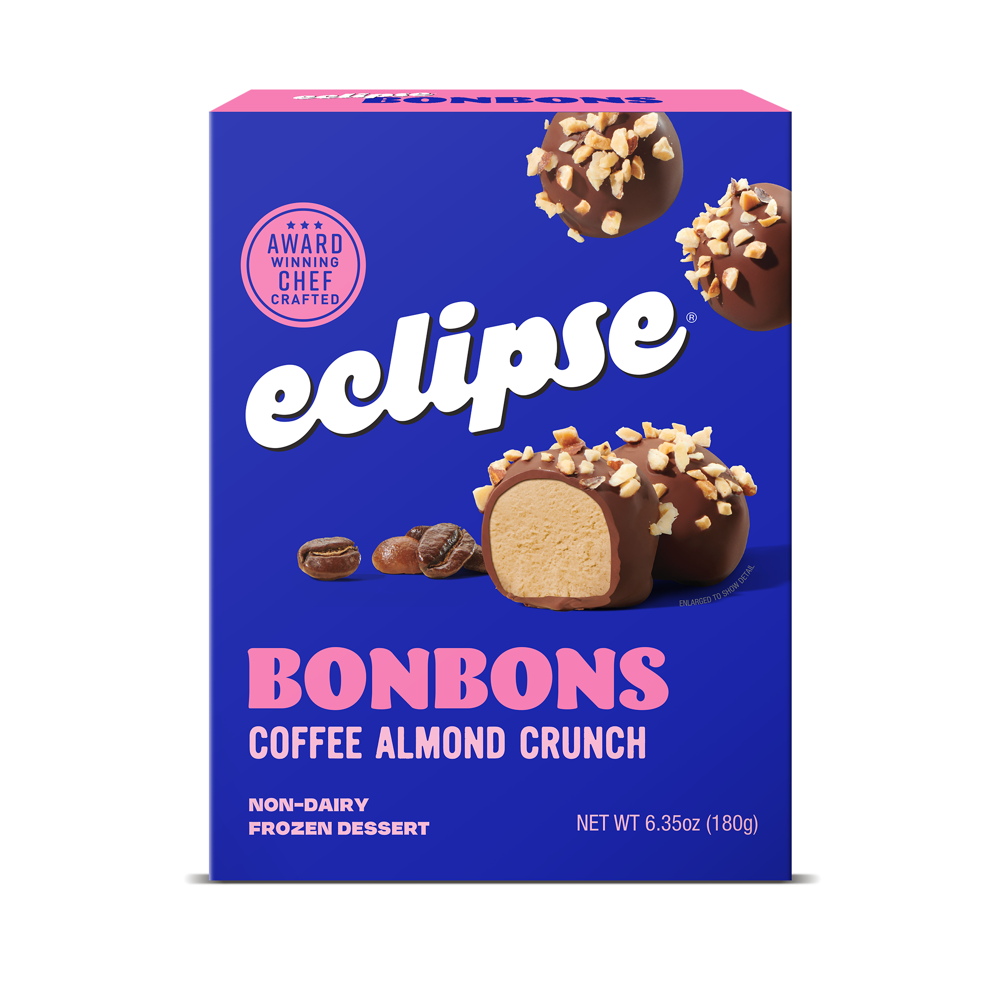 Coffee Almond Crunch Bonbons - Non-Dairy Ice Cream - Eclipse Foods